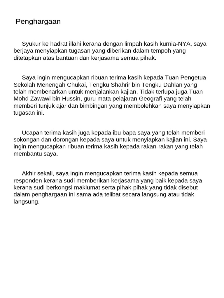 Kerja Kursus Geo | PDF