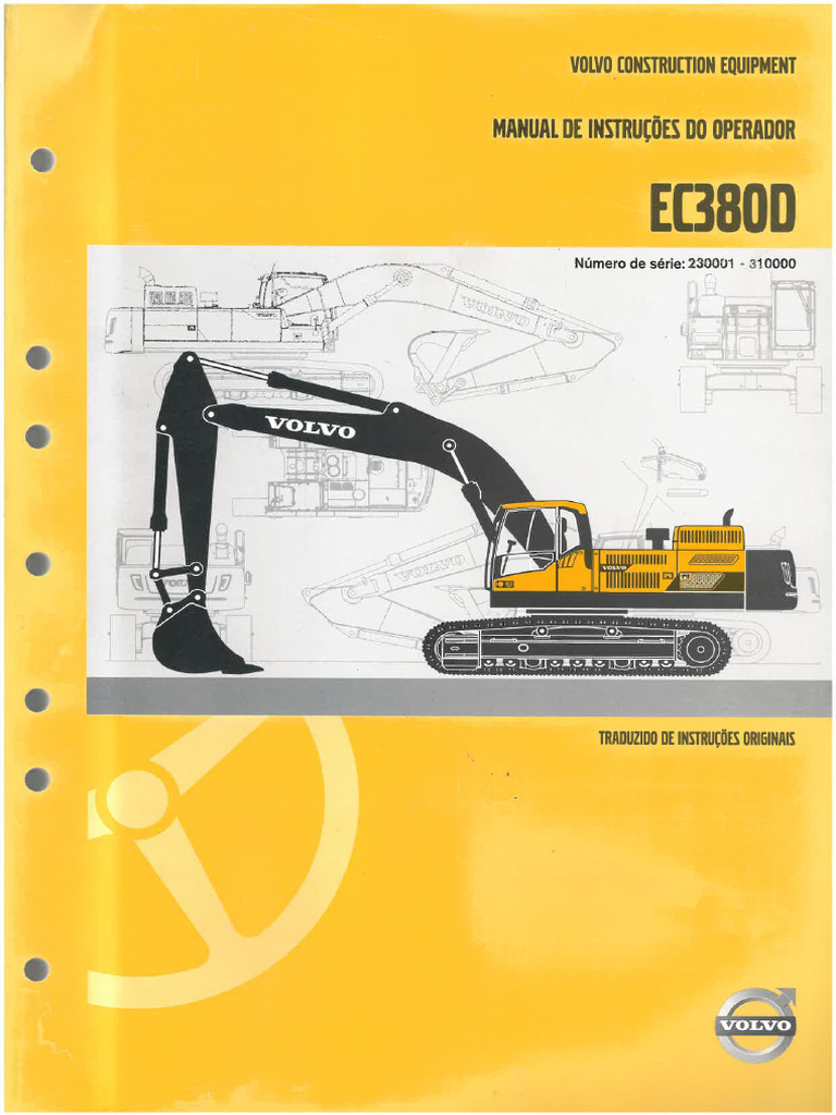 Manual Operador Volvo EC380 | PDF