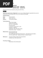 How To Write An Hpi | PDF | Pain | Thorax