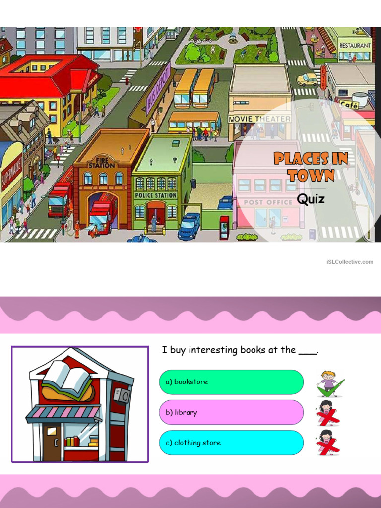 Vocabulary Quiz: Places and Locations | PDF | Lifestyle