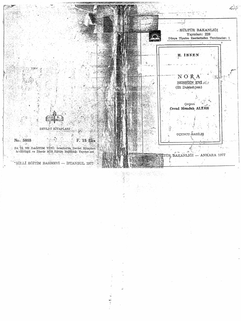 Henrik İbsen Nora | PDF