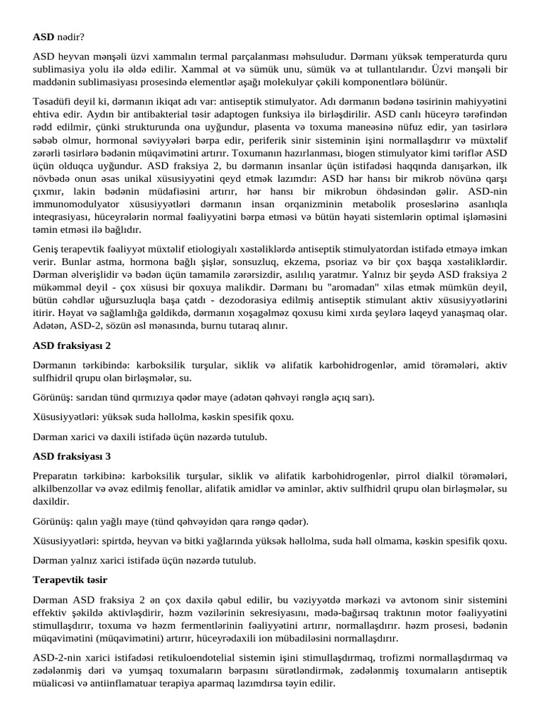 ASD Nədir | PDF