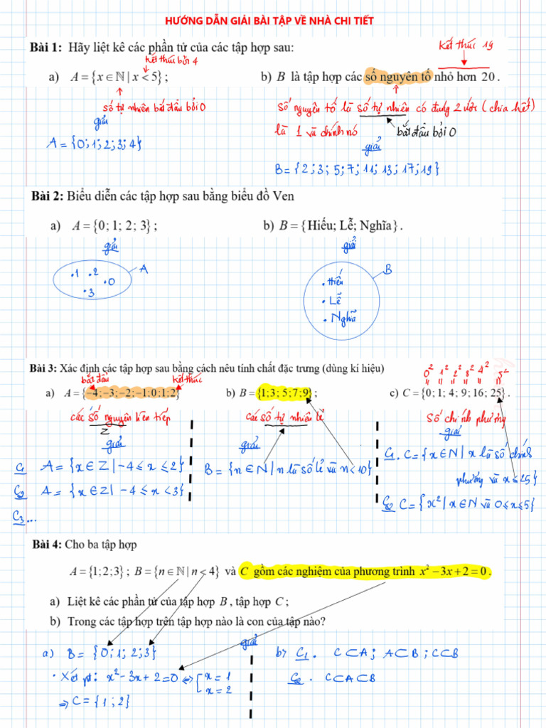 HƯỚNG-DẪN-GIẢI-CHI-TIẾT-BTVN-BÀI-2-TẬP-HỢP-P1 | PDF