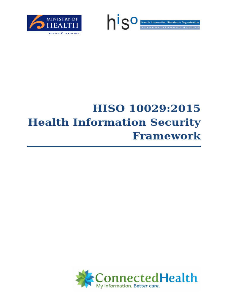 Health Information Security Framework Dec2015 | PDF