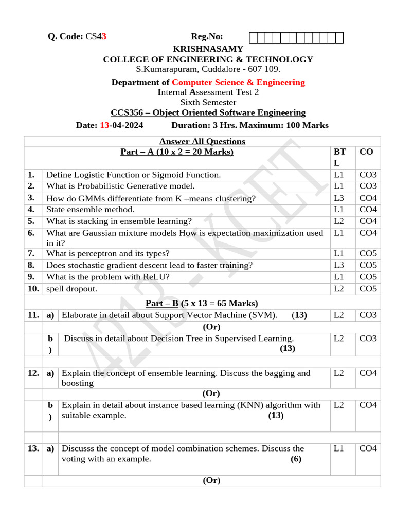 Aiml Iat 2 | PDF