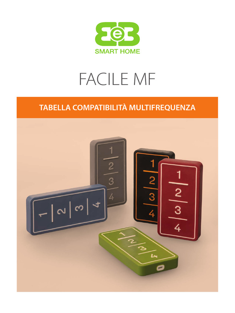 Beb Smart Home Lista Compatibilita Facile Multifreq | PDF
