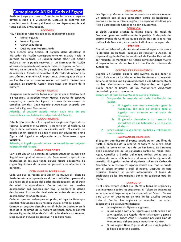 Resumen Ankh Castellano | PDF