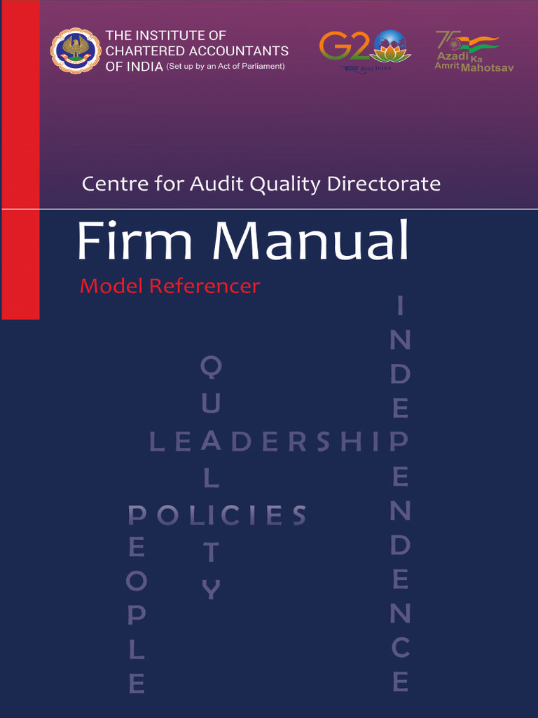 CA Firm Manual | PDF