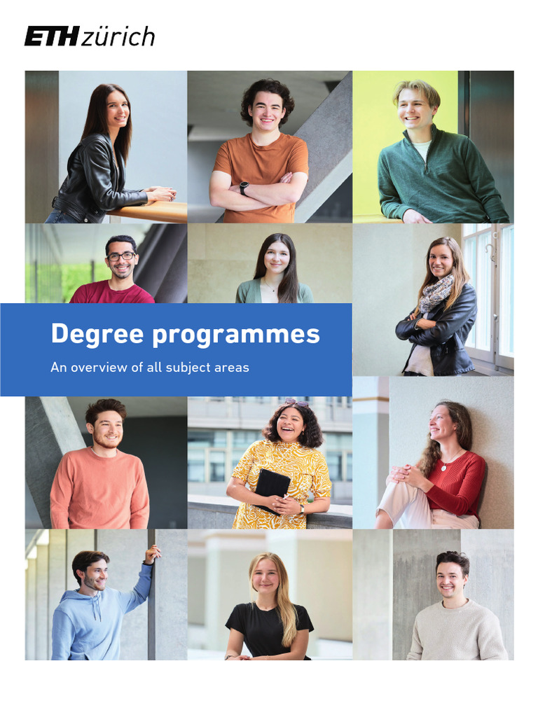 ETH Zurich Degree Programmes | PDF