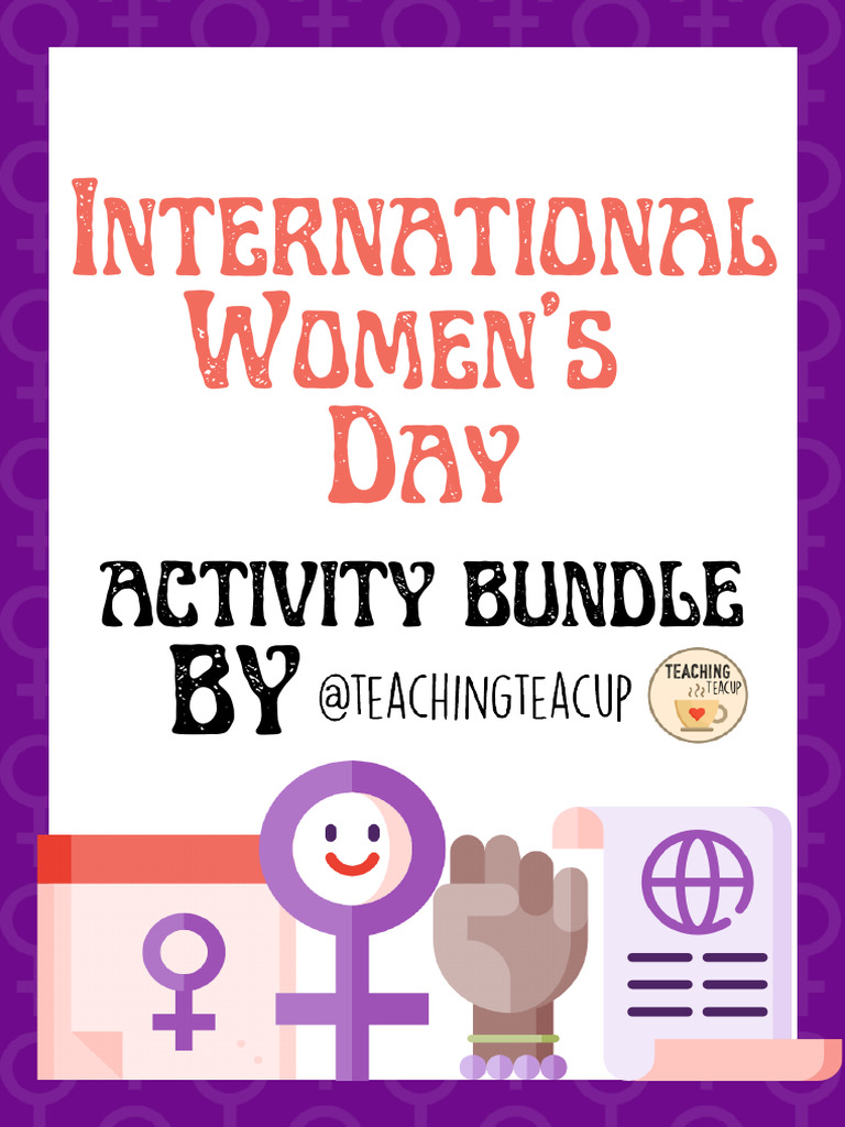 International Women's Day: Activity Bundle | PDF