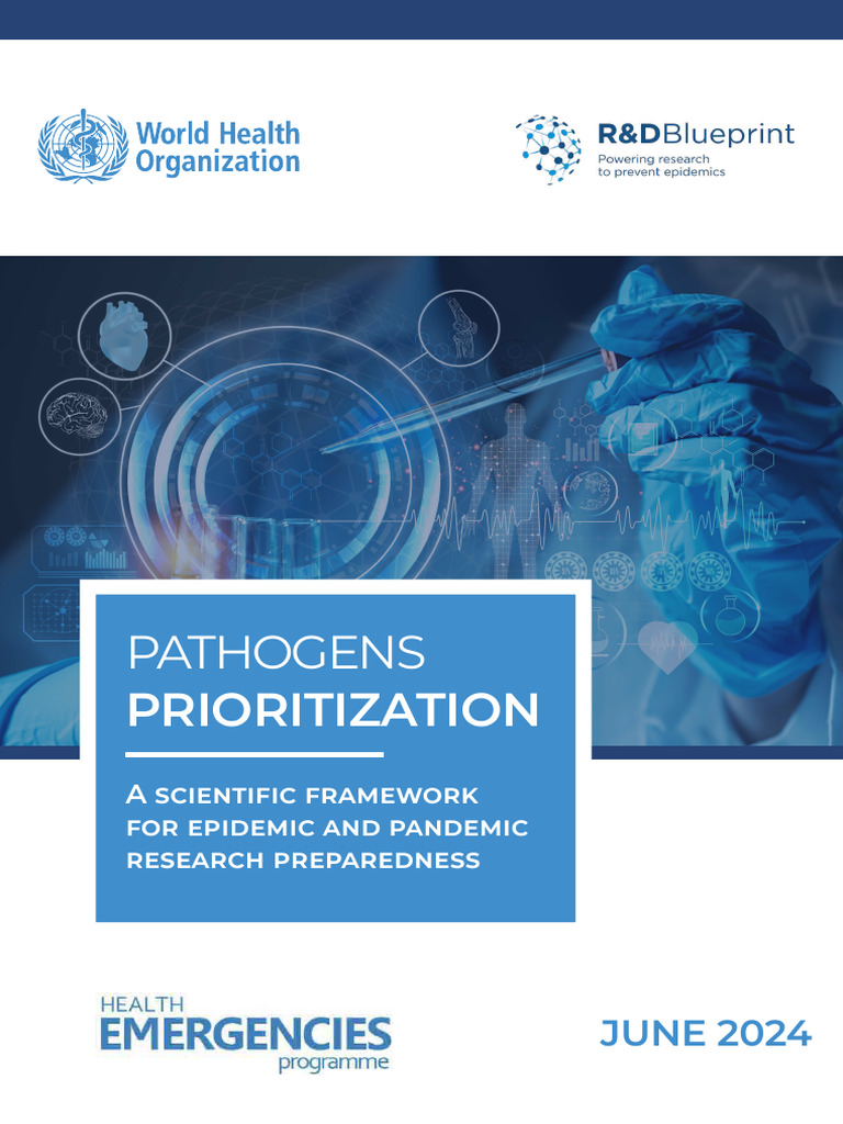 Pathogen Prioritization Framework for Pandemics | PDF | Pandemic ...
