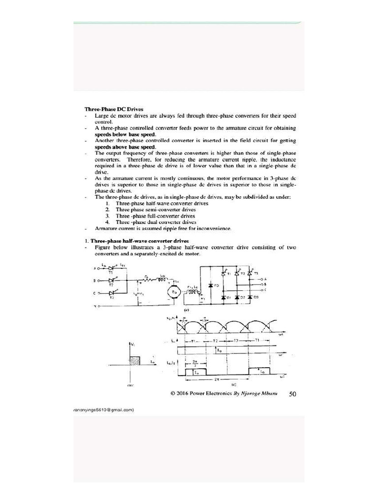 3 Phase and Chopper DC Drives | PDF