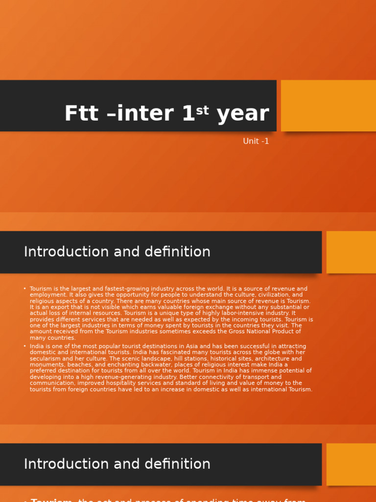 FTT Inter 1st Year | PDF