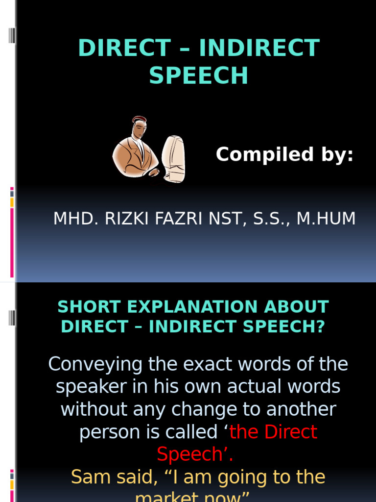 DIRECT & INDIRECT SPEECH | PDF