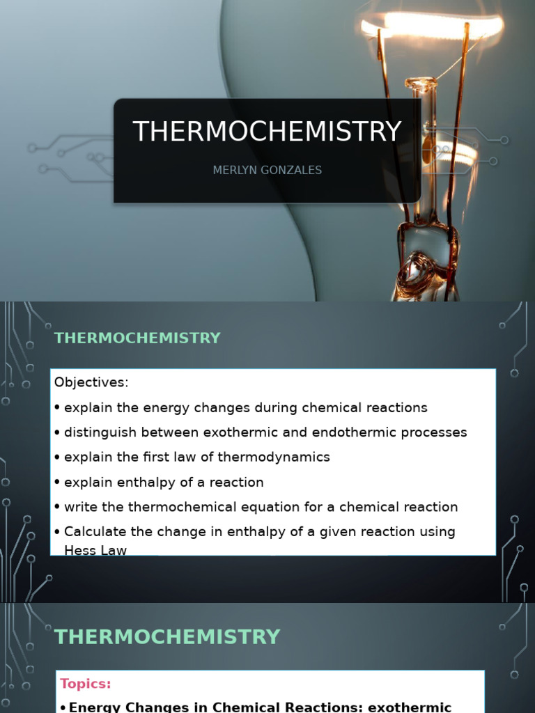 Thermochemistry New | PDF