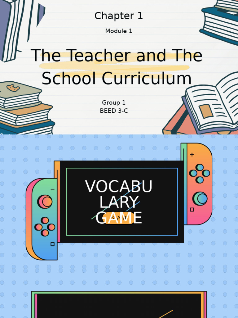 The Teacher and the School Curriculum | PDF