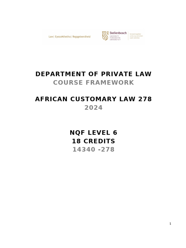 2024 ACL Module Framework 6 | PDF