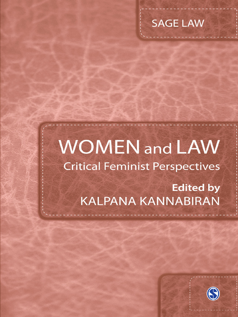 Women and Law - Critical Feminist Perspectives | PDF