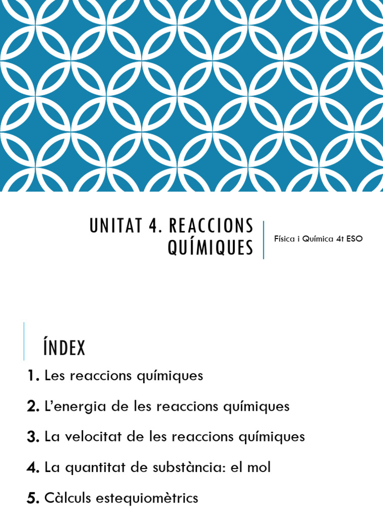 Unitat4 Elmol Estequiometria RQ | PDF