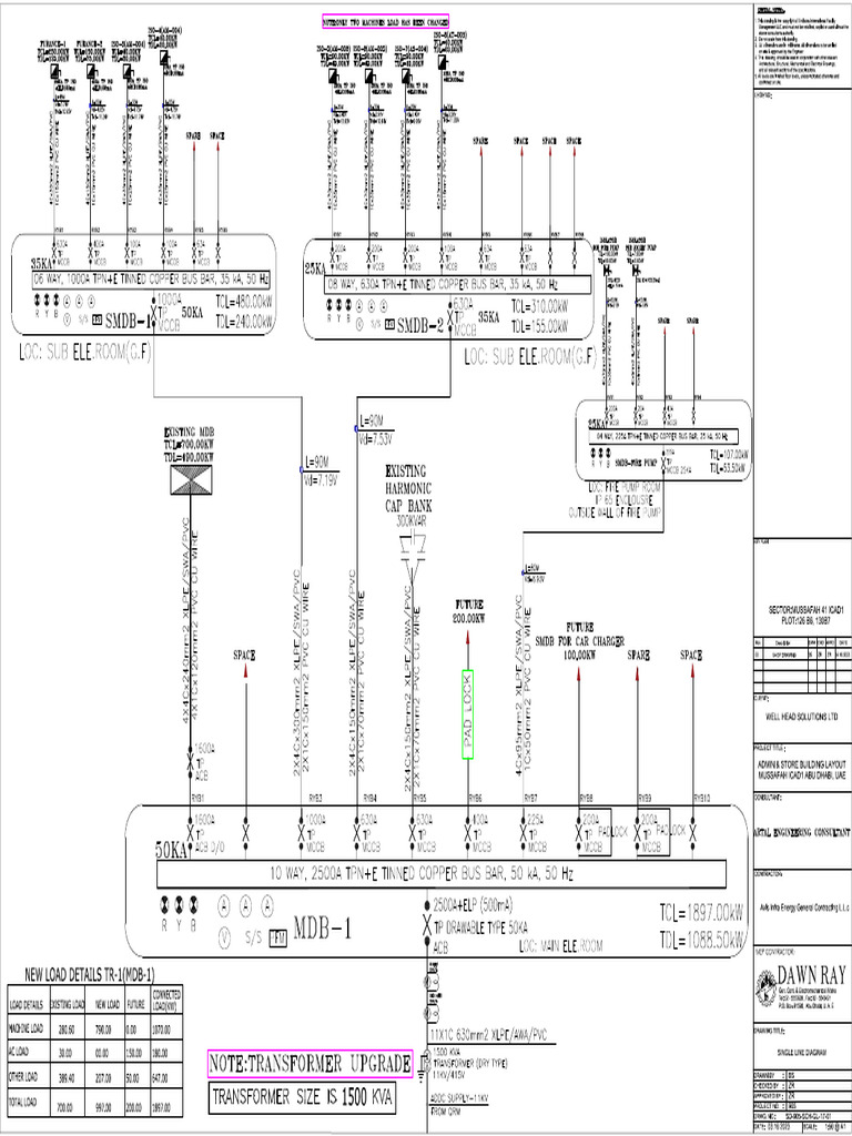 Updated Single Line Diagram | PDF