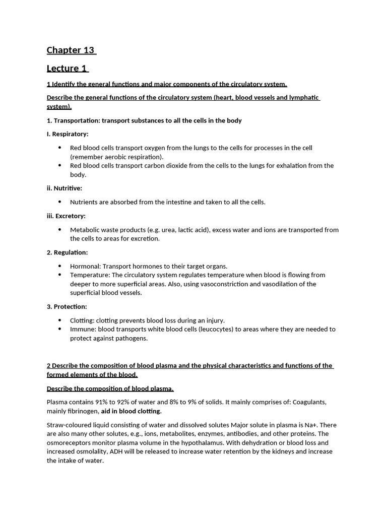 Chapter 13 Summary | PDF