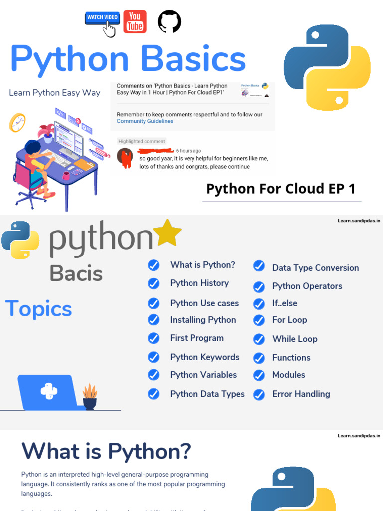 Python For Cloud | PDF