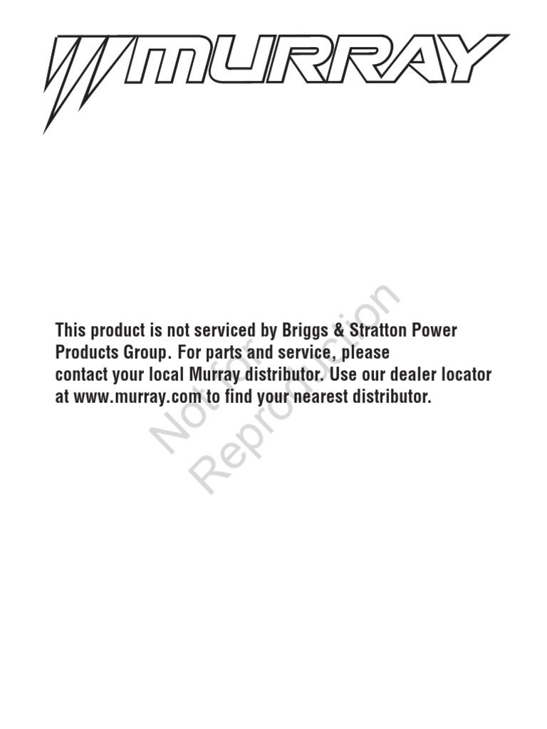 Manual Trator Murray | PDF