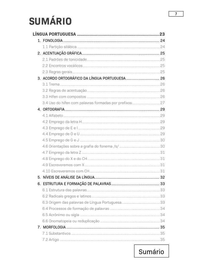 SUMÁRIO | PDF