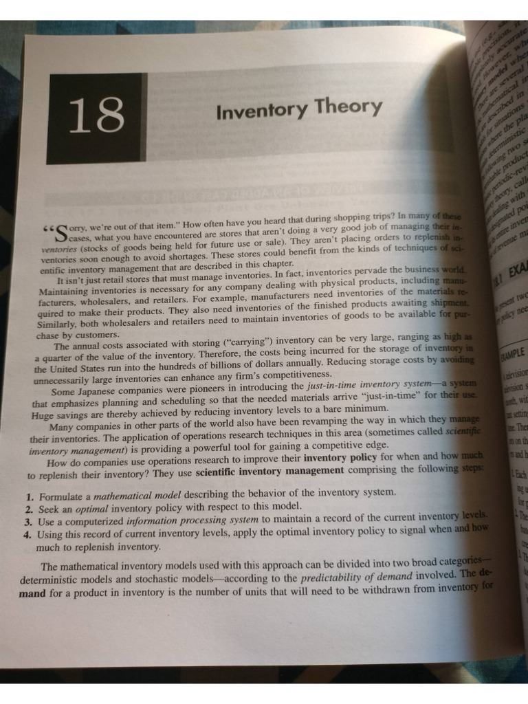 Inventory Theory | PDF
