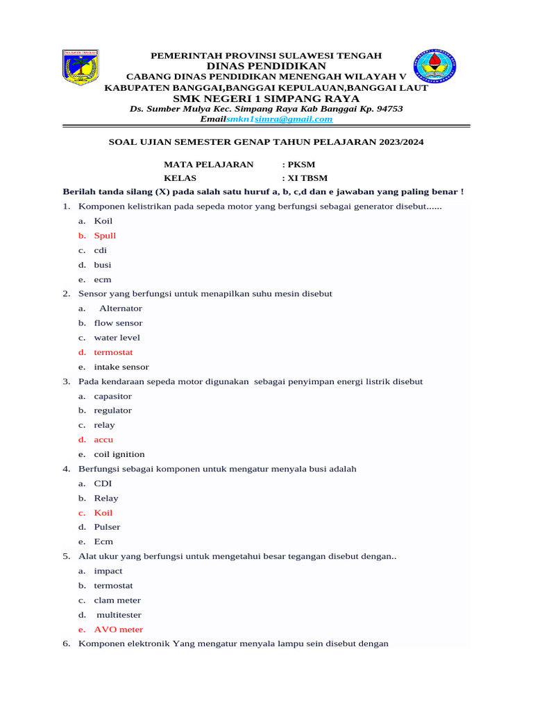 PKSM 11 TBSM 2024 | PDF