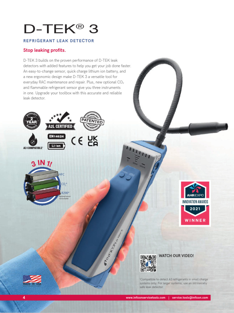 D-TEK 3 Product Sheet (English) | PDF