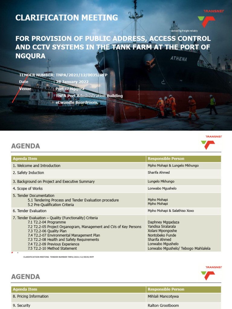 Transnet Powerpoint - CCTV 2 Sala | PDF