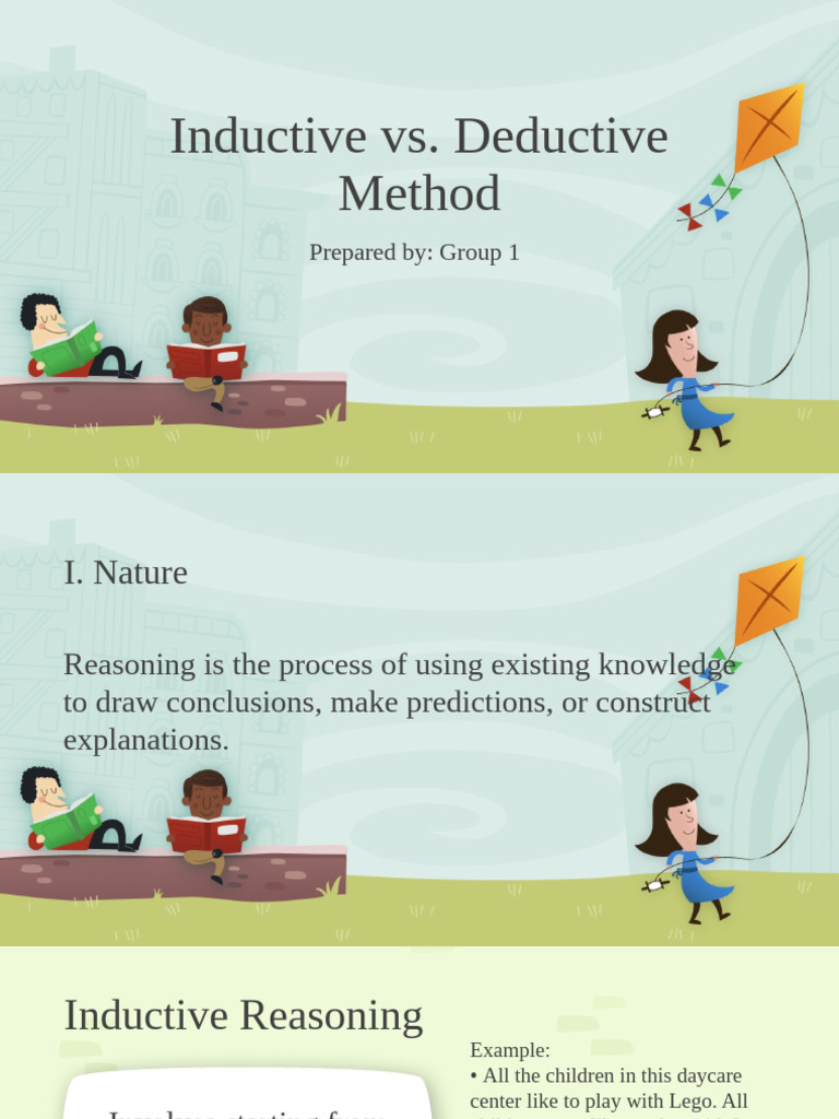Inductive vs. Deductive Method | PDF