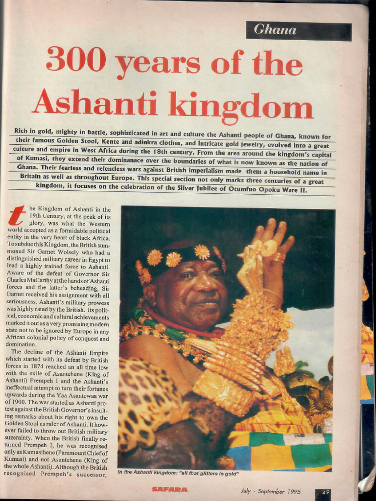 300 Years of The Ashanti Kingdom | PDF