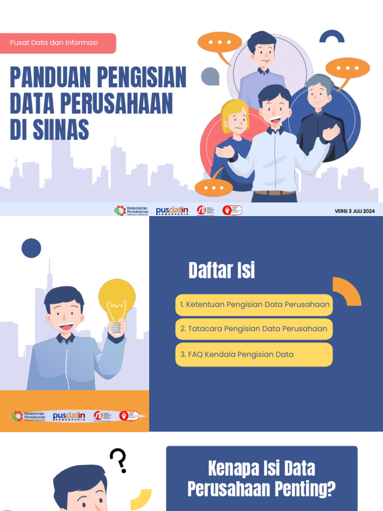 Panduan Pengisian Data Perusahaan | PDF