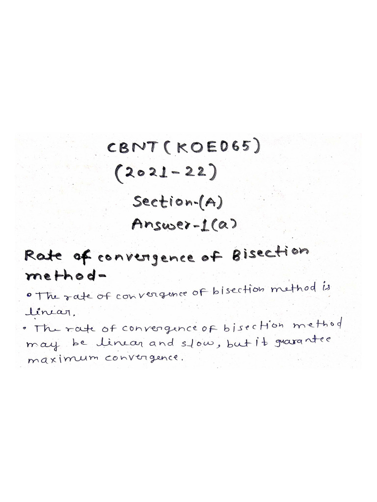 CBNT Paper Solution (2021-22) | PDF