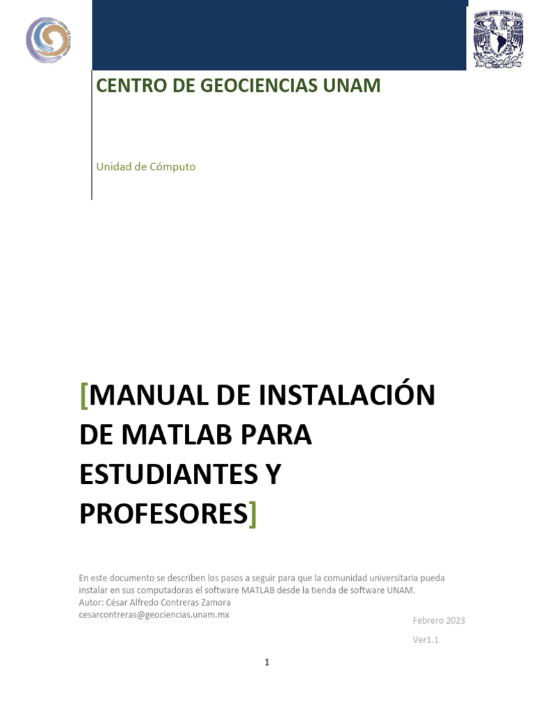 Manual Instalacion MATLAB | PDF