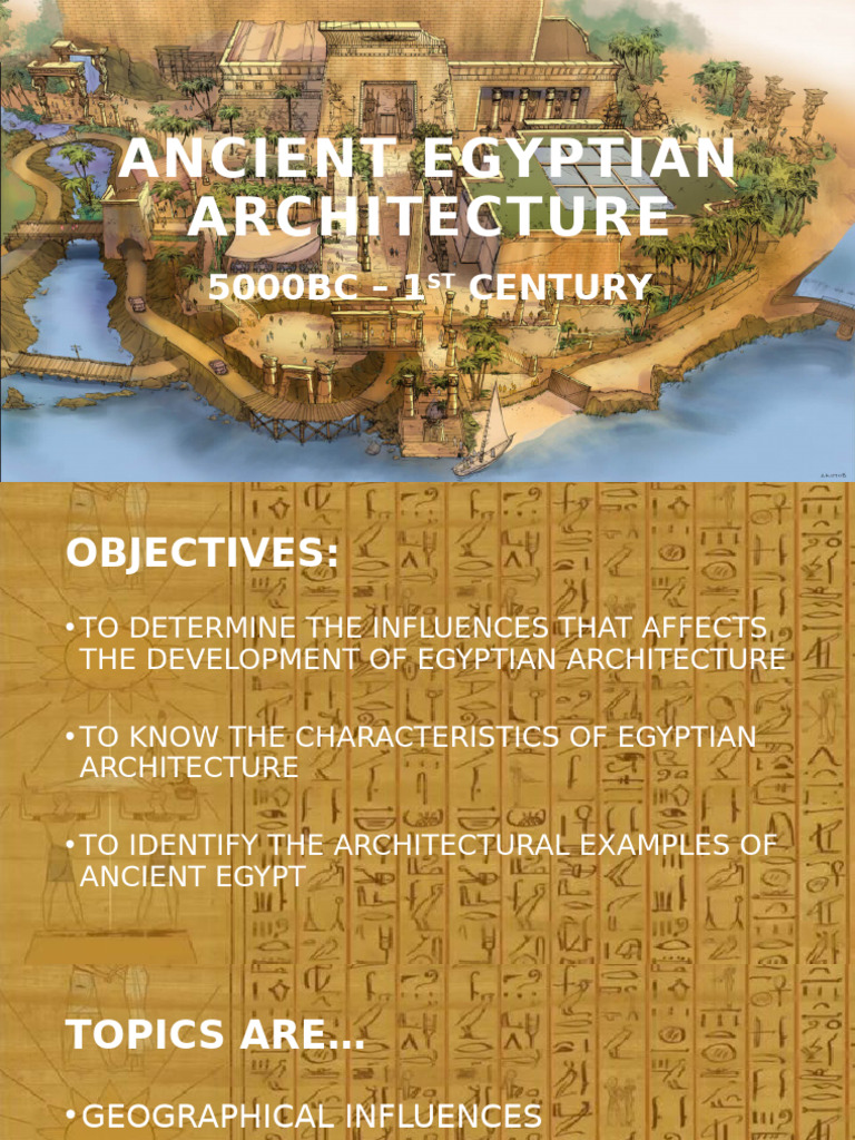 Ancient Egyptian Architecture | PDF