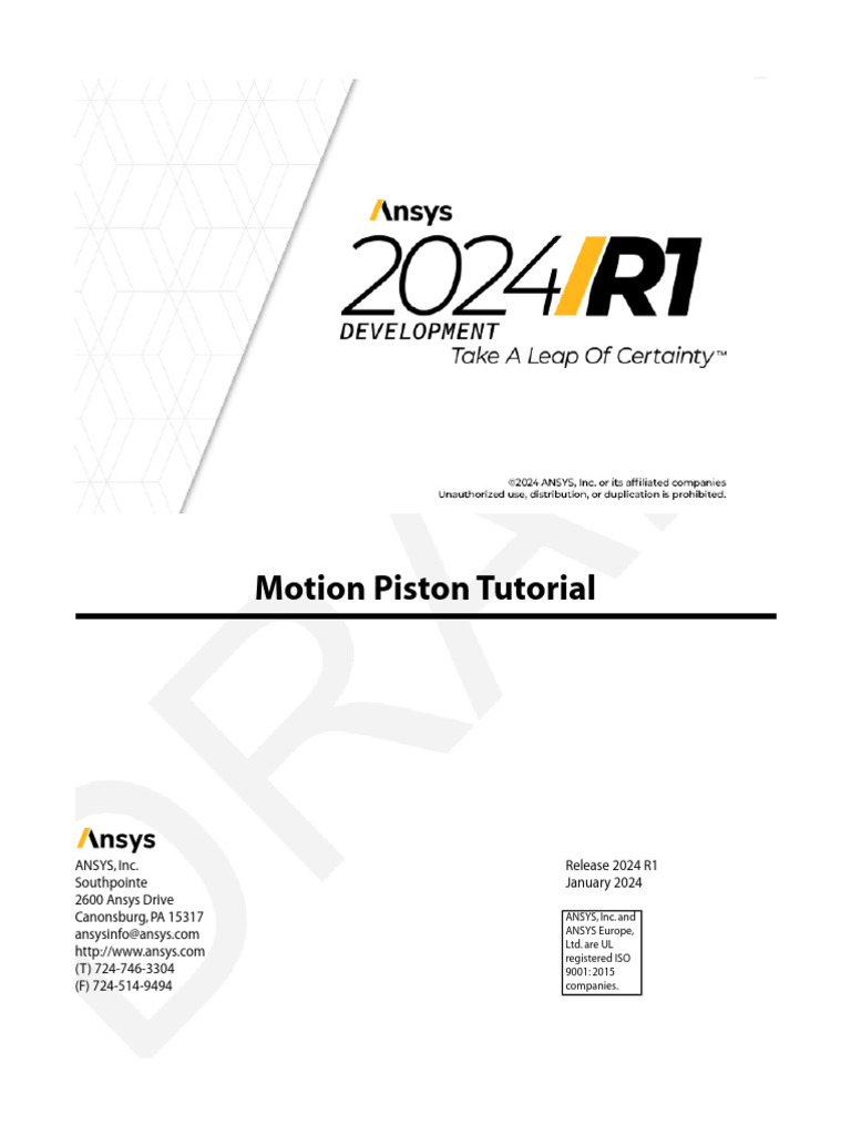 Motion Piston Tutorial | PDF