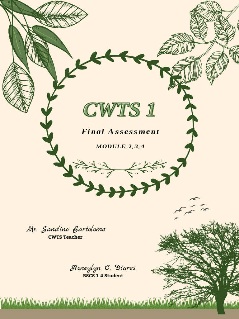 Diares Honeylyn CWTS FinalModule | PDF
