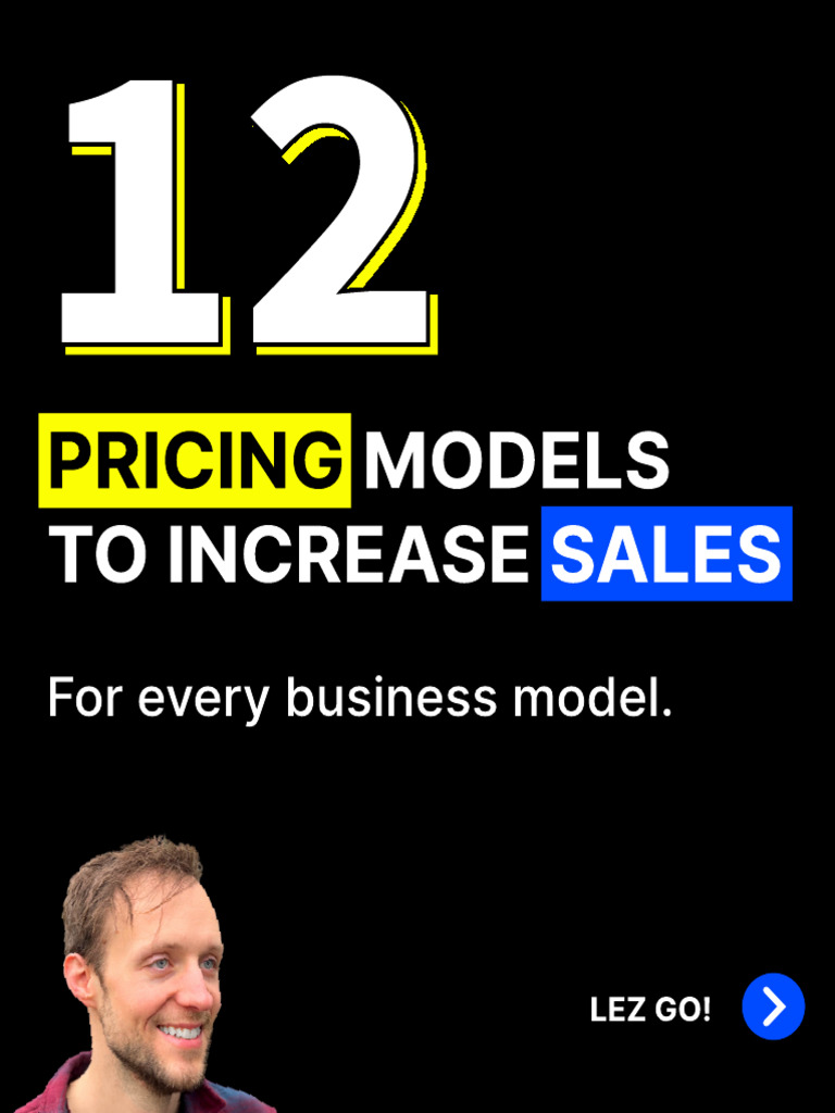 12 Pricing Models To Increase Sales | PDF