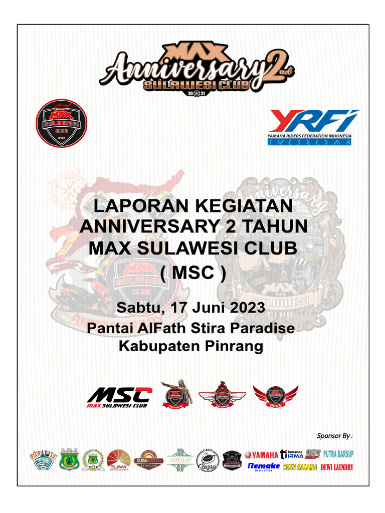 LPJ - Anniversary 2ND MSC 17 Juni 23 | PDF