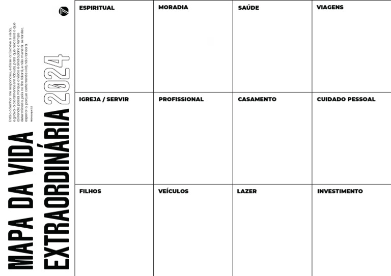 Mapa Da Vida Extraordinária | PDF