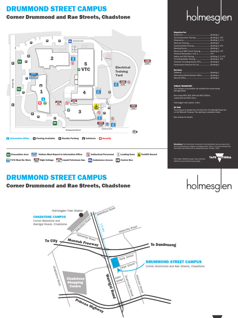 Drummond Street Campus Map Landscape | PDF