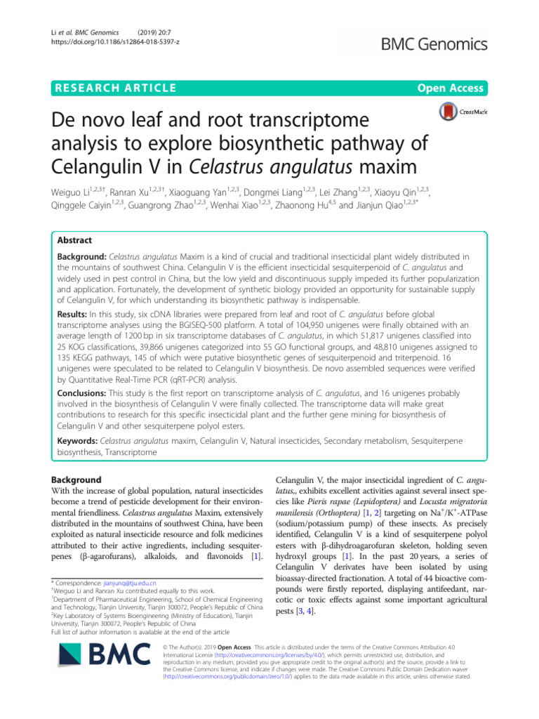 Weiguo Li Et Al 2019 | PDF