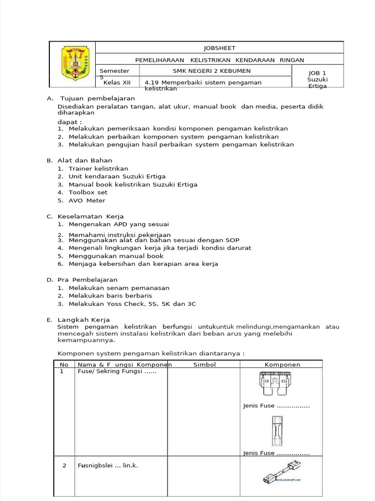 PDF Jobsheet Penerangan - Compress | PDF