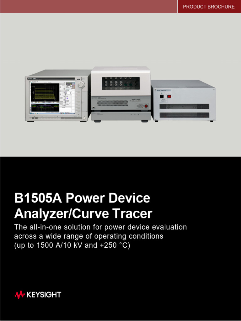 B1505A Power Device Analyzer_Curve Tracer | PDF