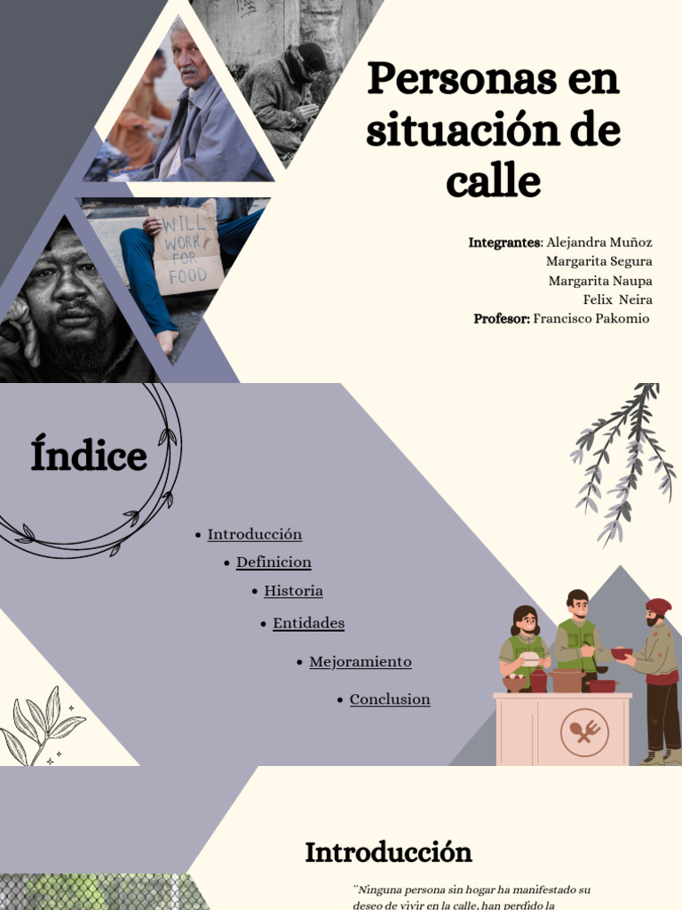 Personas en Situacion de Calle-2 | PDF