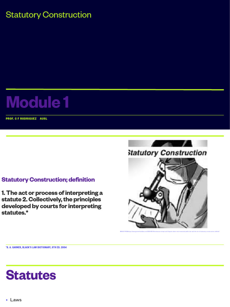 StatCon Module 1 | PDF