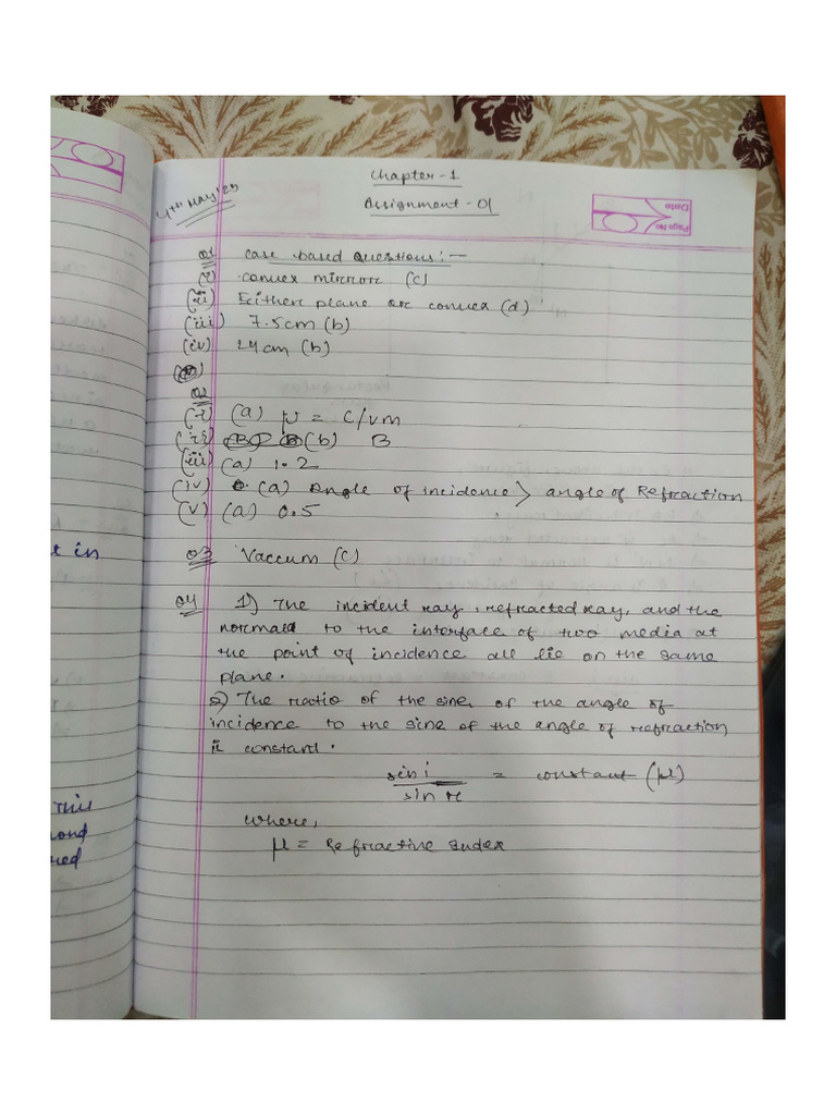 PHY. Assignment | PDF
